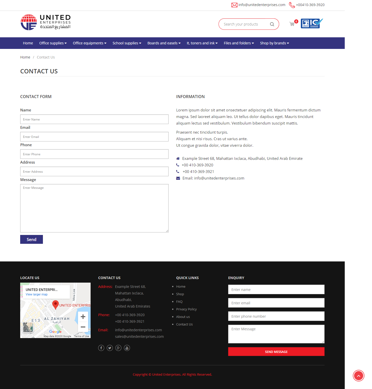 CONTACT US | United Enterprises